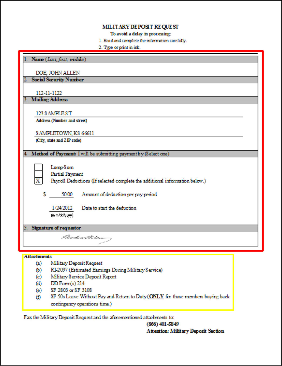 Fast Federal Resumes | Make Military Deposit - Fast Federal Resumes